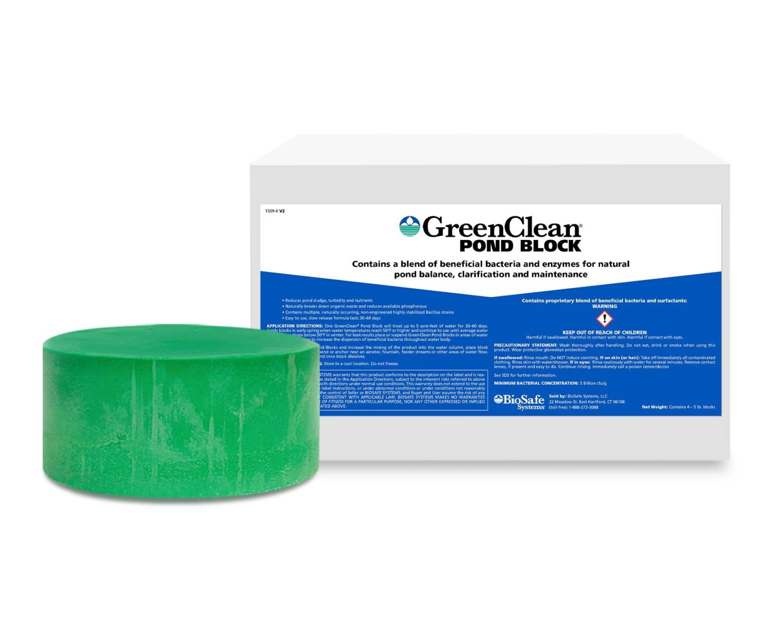 GreenClean Pond Block (5 LB) – EnviroSelects