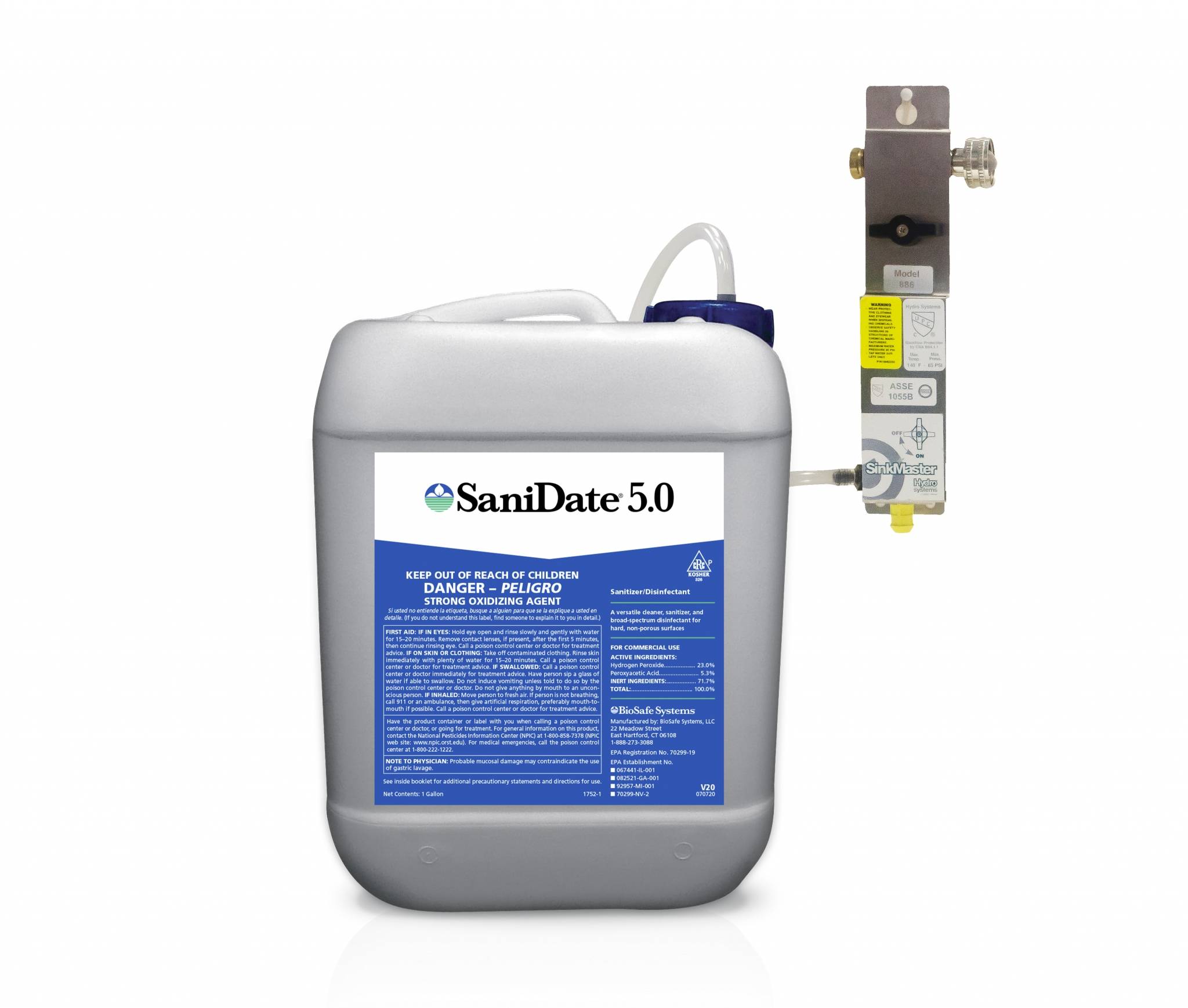 SINKMASTER FOR SANIDATE® 5.0 – EnviroSelects