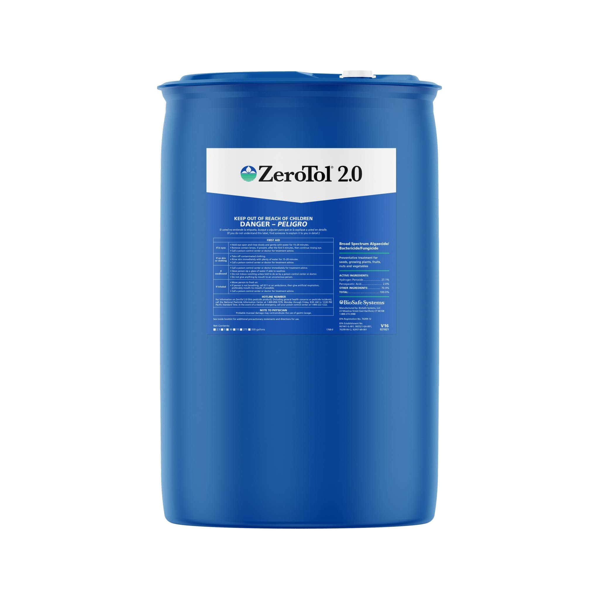 ZeroTol 2.0 Fungicide / Bactericide – EnviroSelects