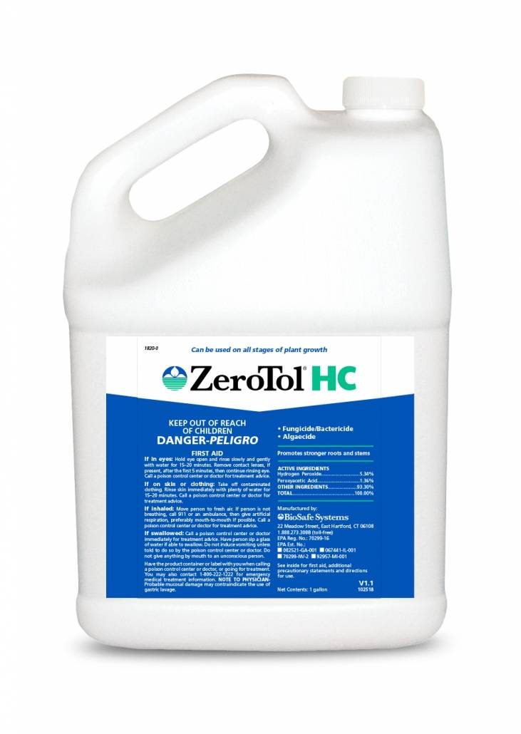 ZeroTol HC Fungicide / Bactericide (4×1 Gallon Case) – EnviroSelects